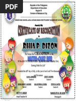 Nutrition Month Certificate Template 2019 | PDF