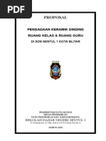 Proposal Permohonan Rehab Bangunan Sekolah | PDF