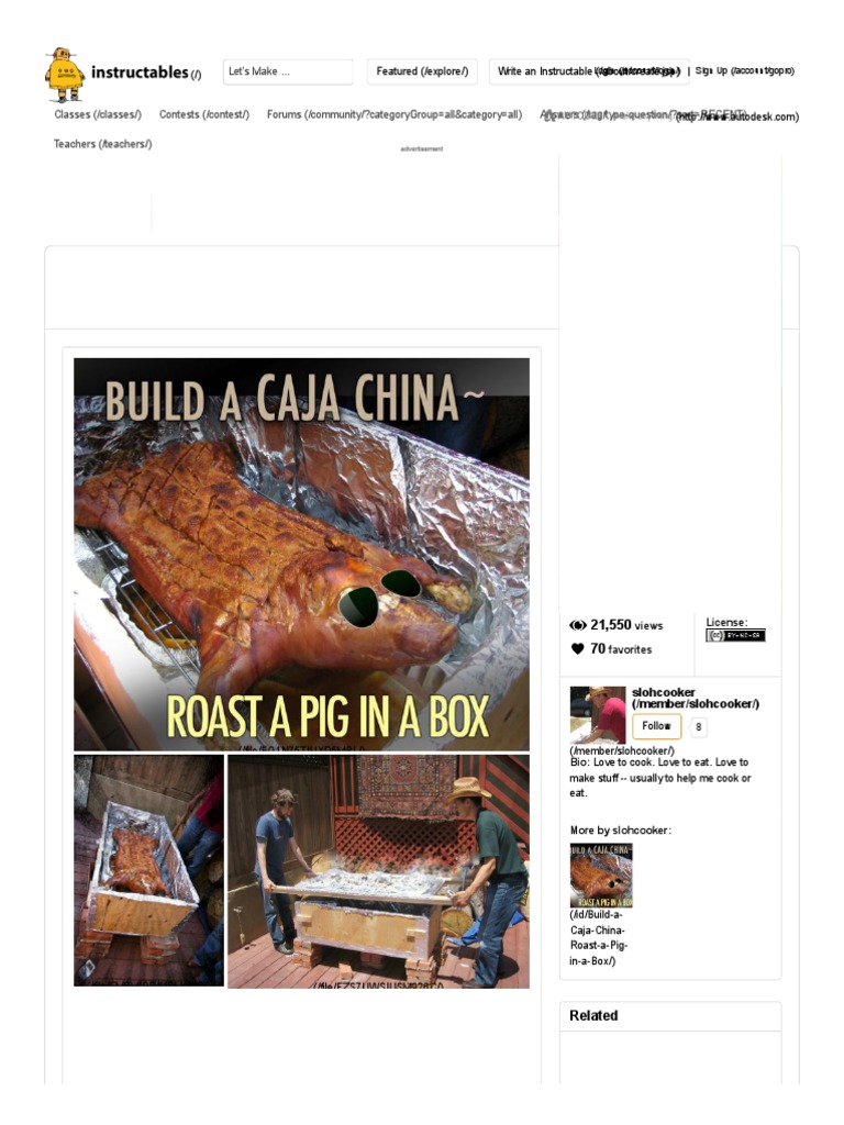 Build Your Own Caja China Pig Roaster | PDF | Nature