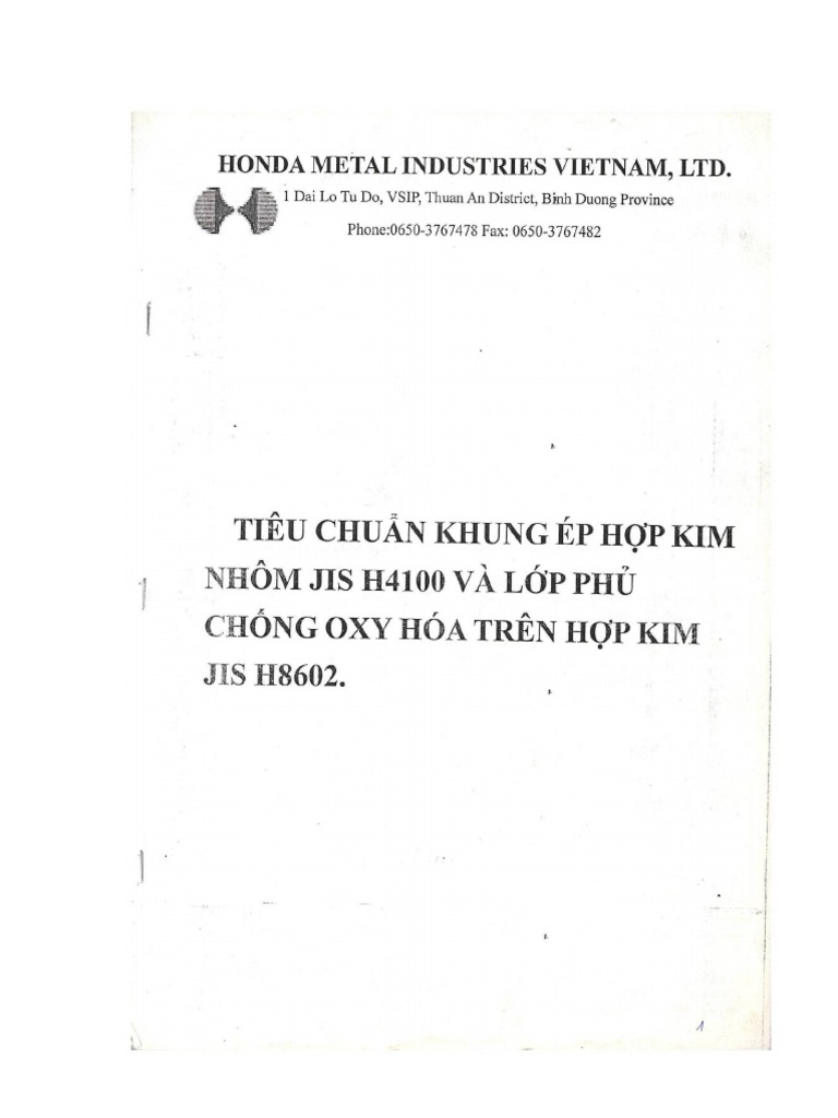Jis H4100 PDF | PDF