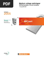 MCset 4-24kV Installation Drawings | PDF | Electrical Equipment ...