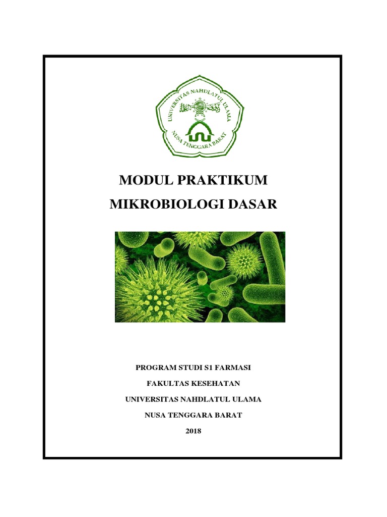 Modul Praktikum Mikrobiologi Farmasi Fix PDF | PDF