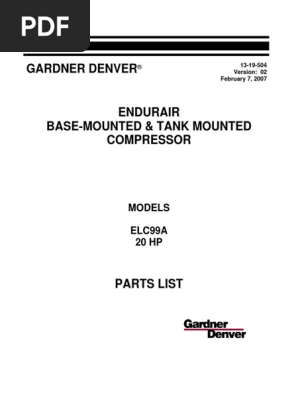 Gardner Denver Parts Gardner Denver Pipe Coupling Replacement