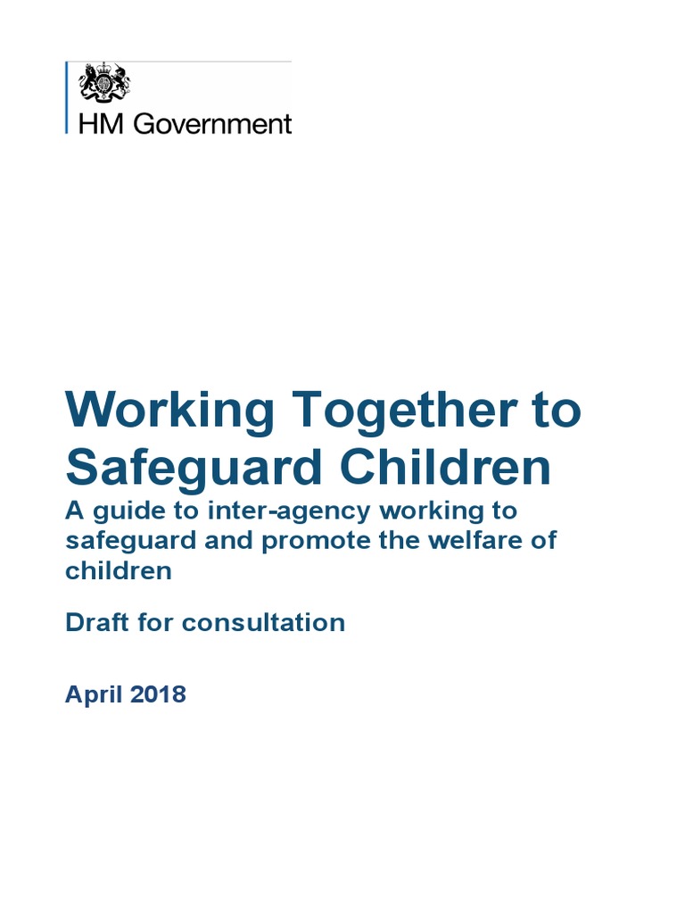 Working Together to Safeguard Children 2018 | Child Protection | Child ...