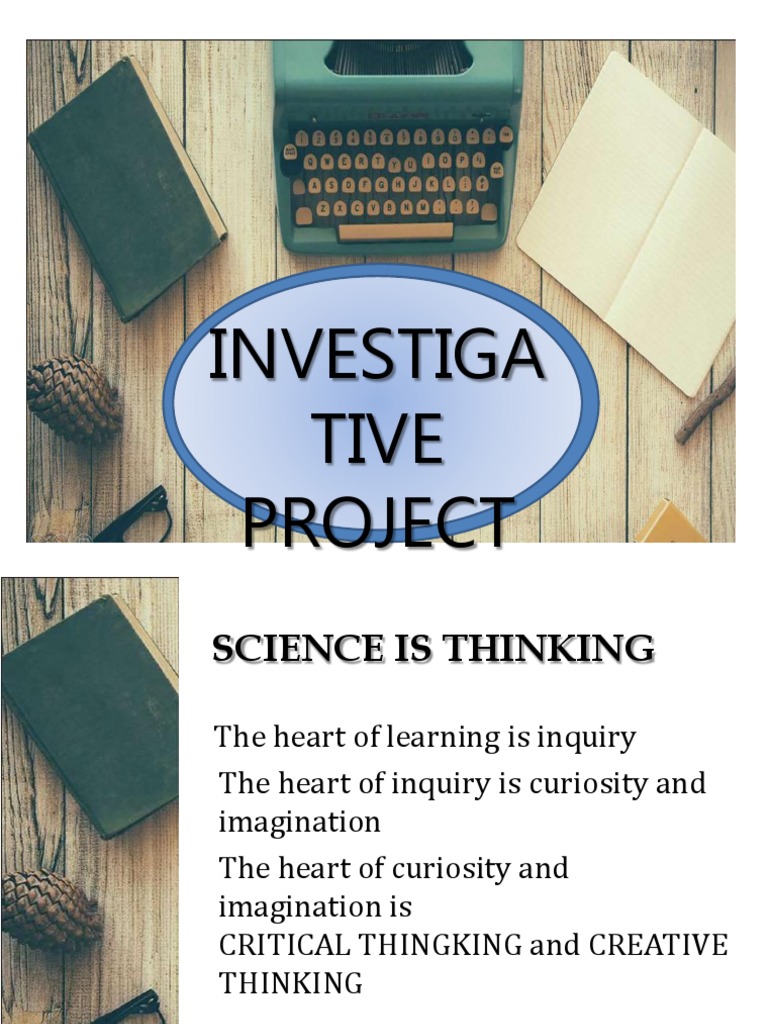 Investigative Project | PDF | Hypothesis | Experiment