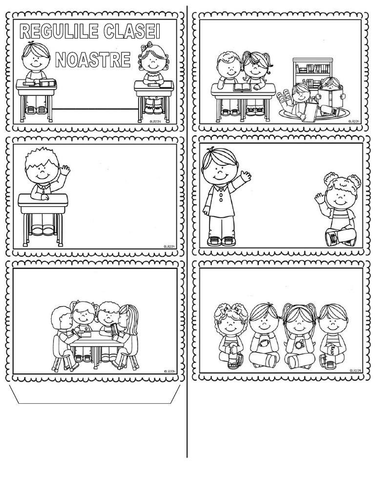 Regulile Clasei de Colorat Evantai | PDF