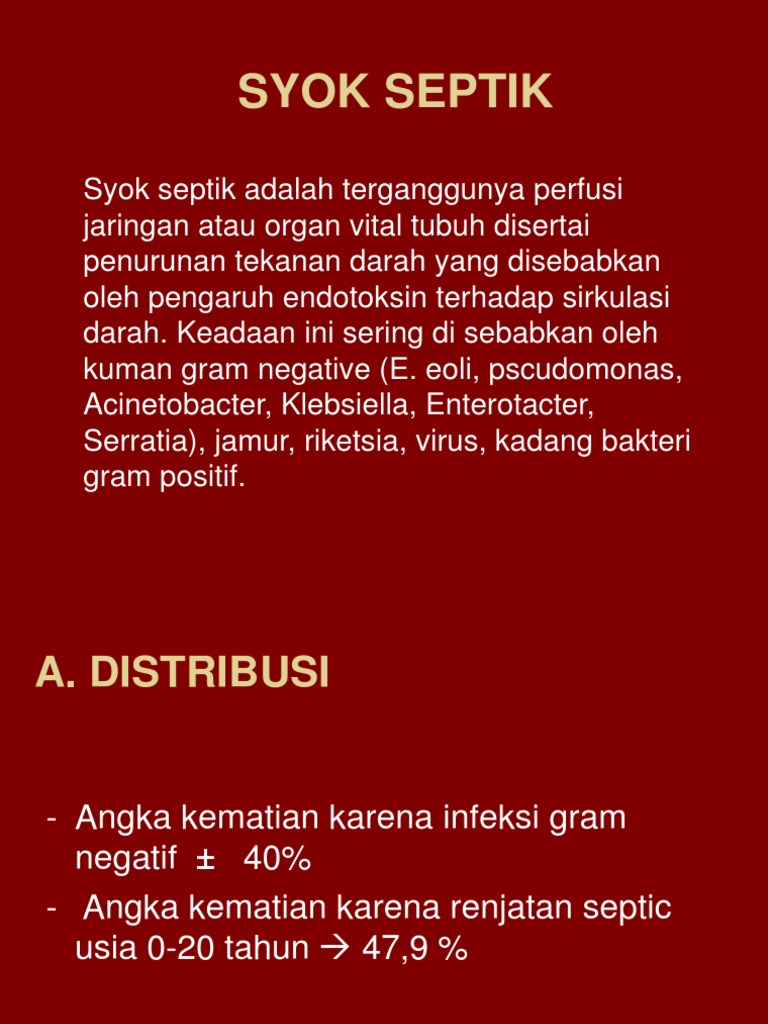 Syok Septik Dr. Gebyar | PDF