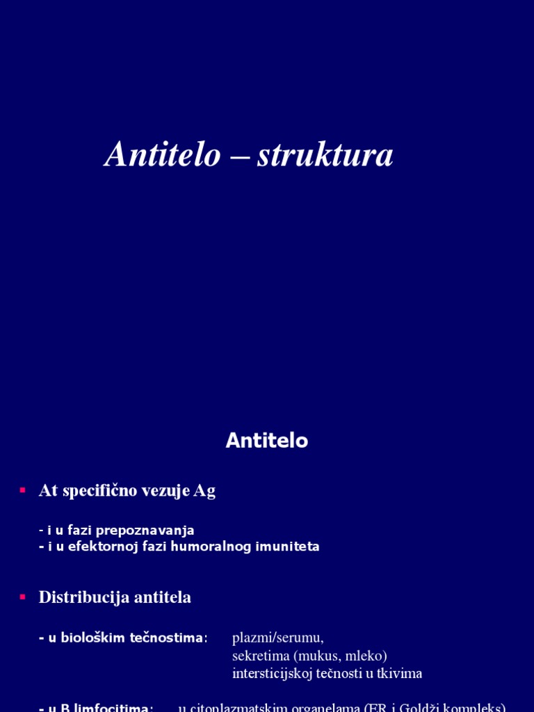Antitela I Antigeni 2008 | PDF