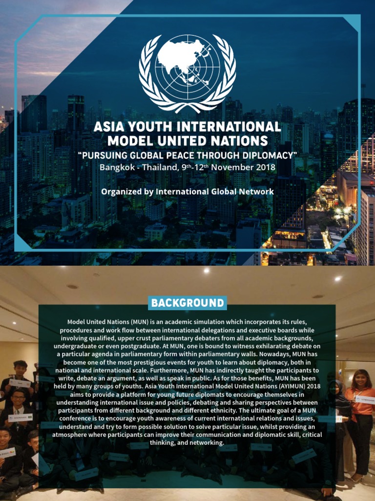 AYIMUN 2018: Youth Diplomacy in Bangkok | PDF | United Nations ...