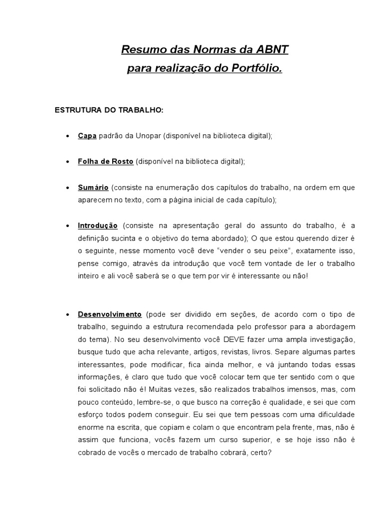 Exemplo De Resumo Nas Normas Da Abnt Novo Exemplo - Vrogue