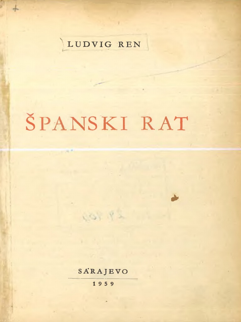 Spanski Rat - Ludwig Renn PDF | PDF