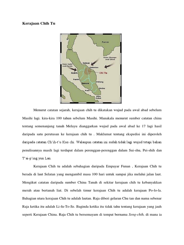 Kerajaan Chih Tu | PDF