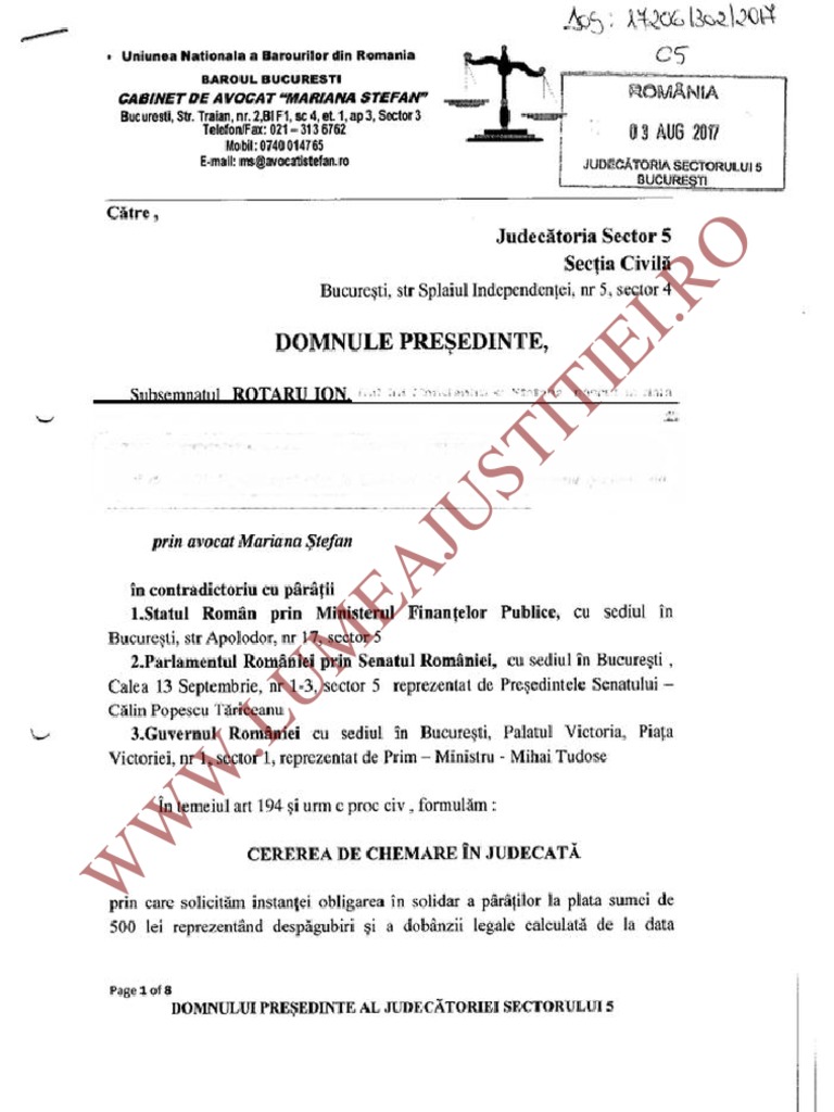 Model Cerere de Apel NCPC | PDF