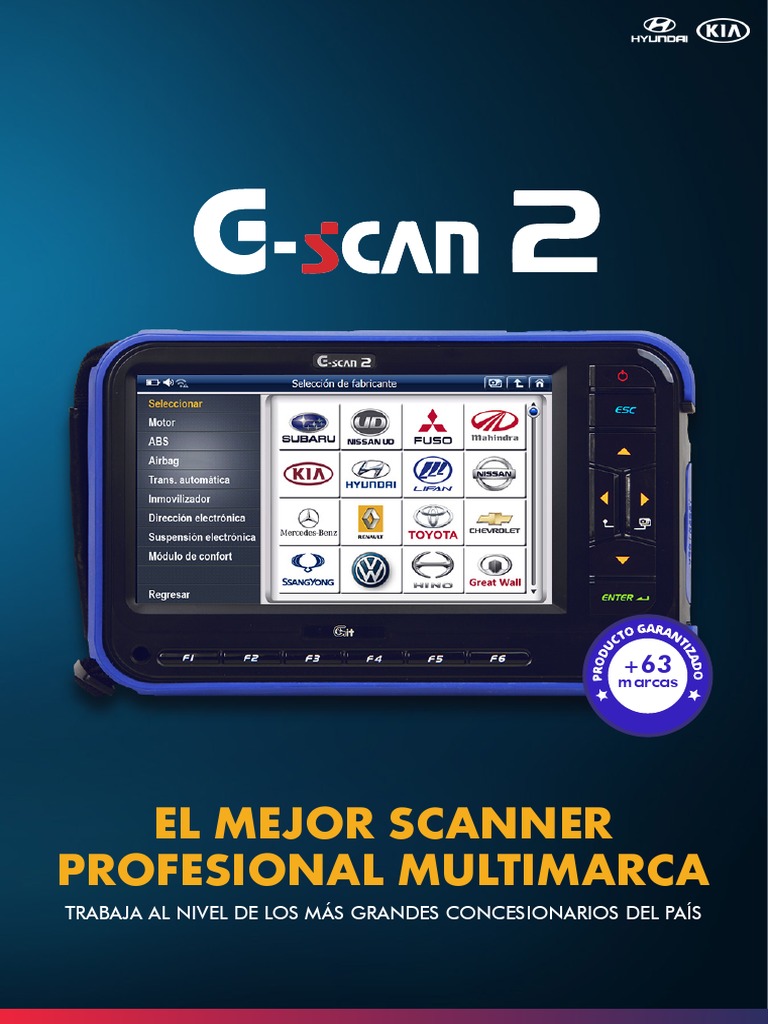 Brochure G Scan 2 2016 Ficha Tecnica PDF | PDF | Industria automotriz ...
