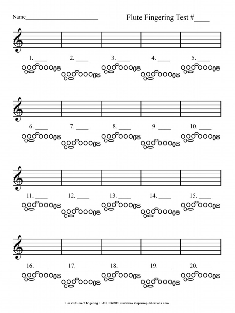 Blank Fingering Test | PDF