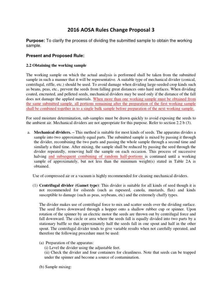 2016 Proposal 3. Dividing | PDF | Seed | Nature
