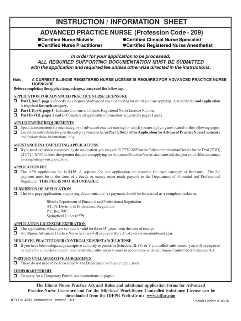APN License Illinois | Nurse Practitioner | Advanced Practice ...