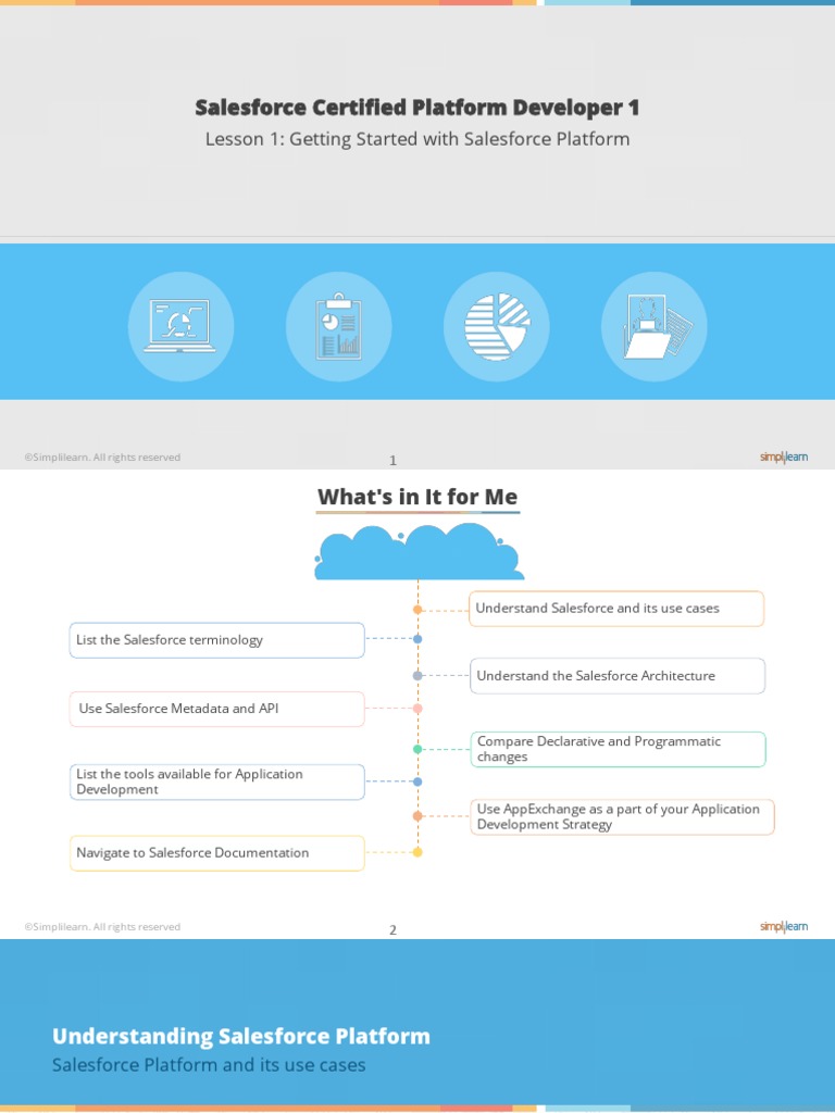 Lesson 1 Getting Started With Salesforce | PDF | Salesforce.Com | Customer Relationship Management