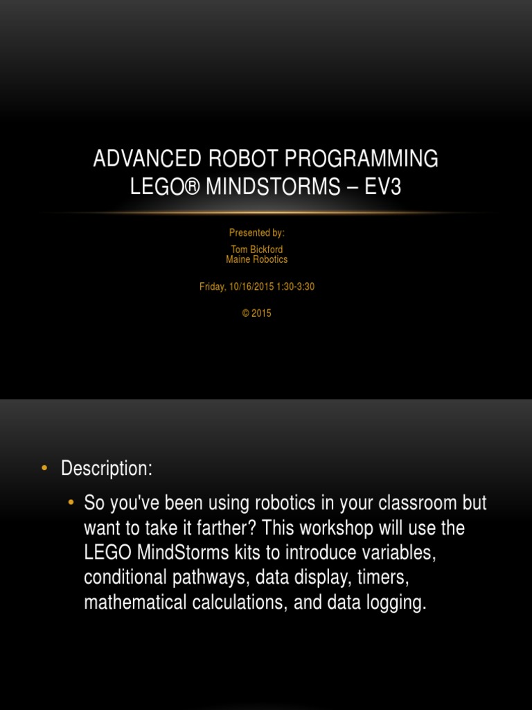 Advanced Ev3 Robot Programming Pdf Array Data Structure Data Type 2998