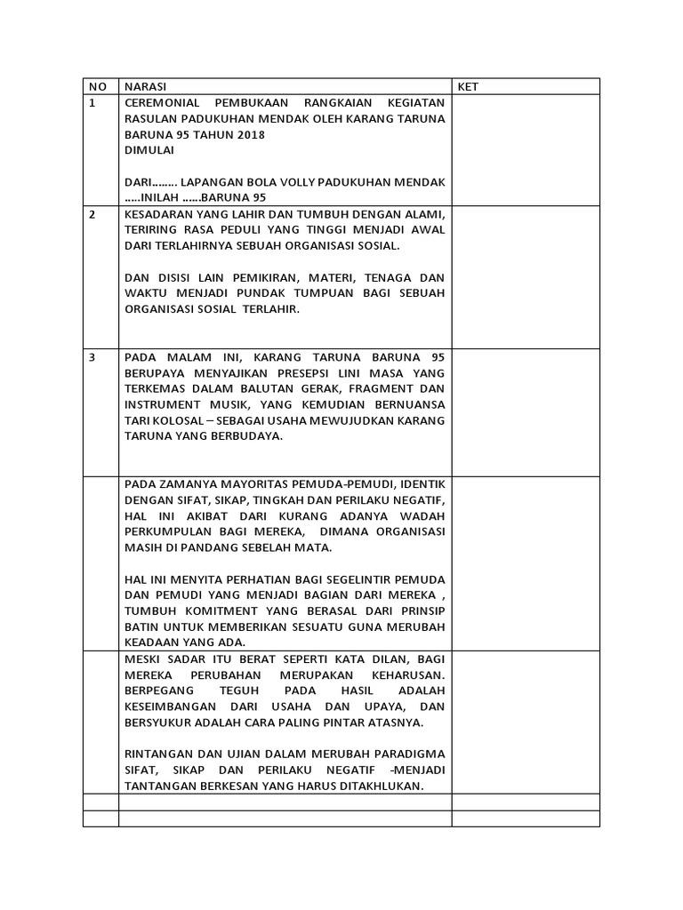 NARATOR | PDF | Ilmu Sosial