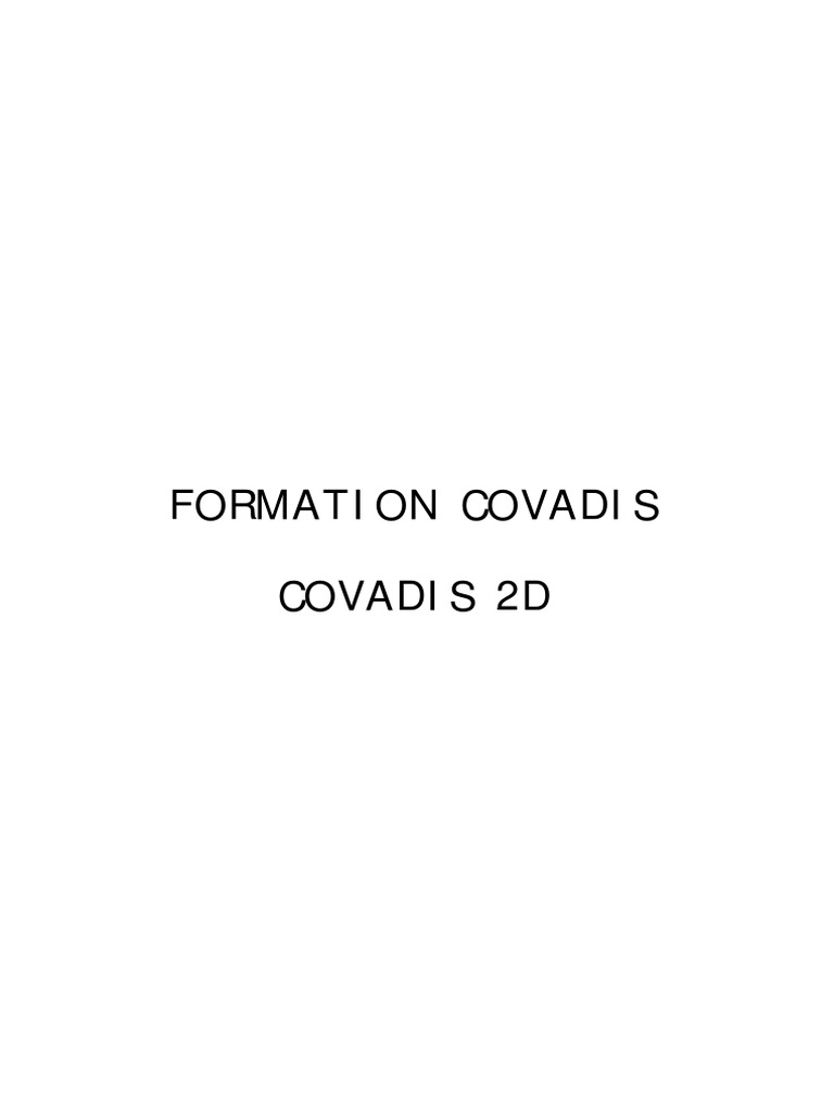 Covadis 2D PDF | PDF | Perpendicularité | Cercle
