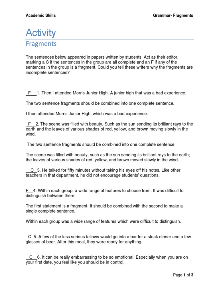 Fragment Activity 20161109 J | PDF | Poetry