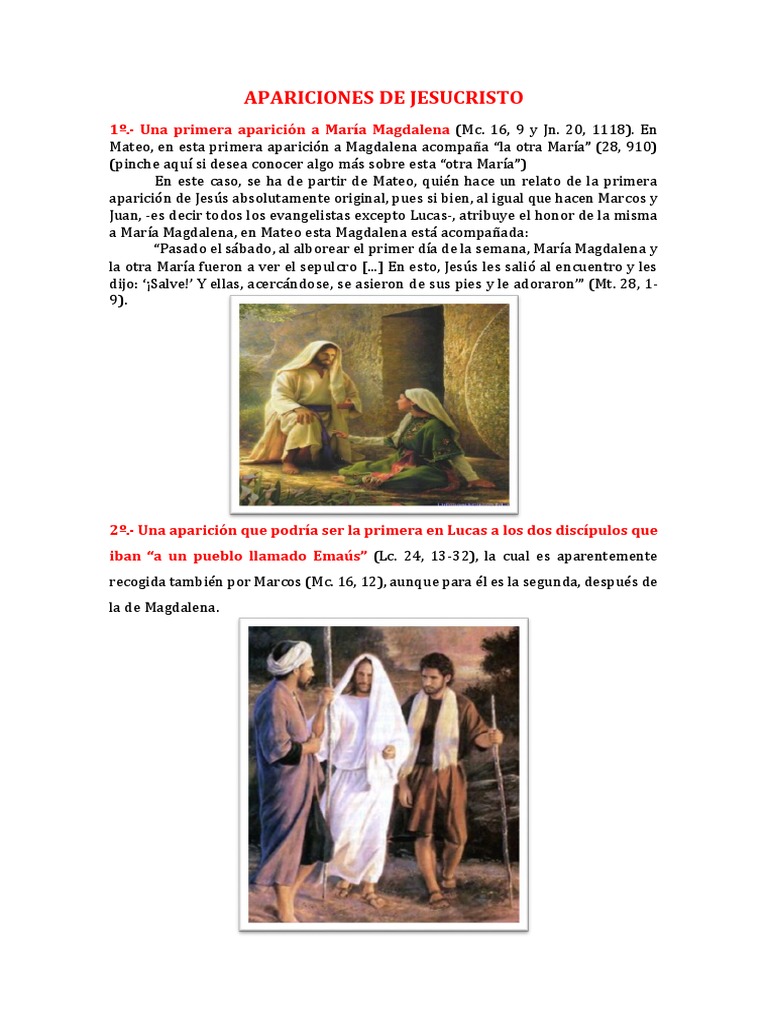 Apariciones de Jesucristo Rey | PDF | San Pedro | Jesús