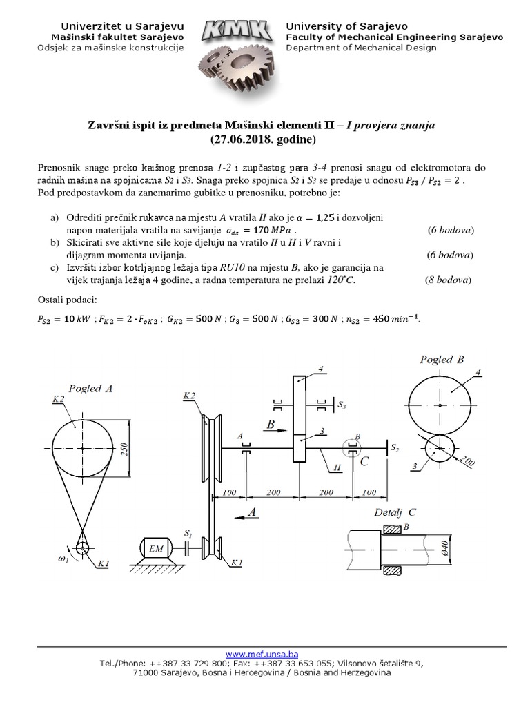 Rjesenje Zadatka Sa Zavrsnog Ispita Odrzanog 27.06.2018. Godine | PDF