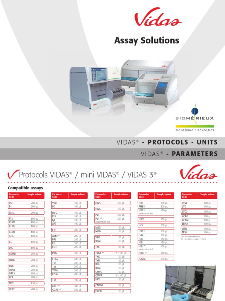 008 GB e Vidas Assay Solutions | Download Free PDF | Immunology ...