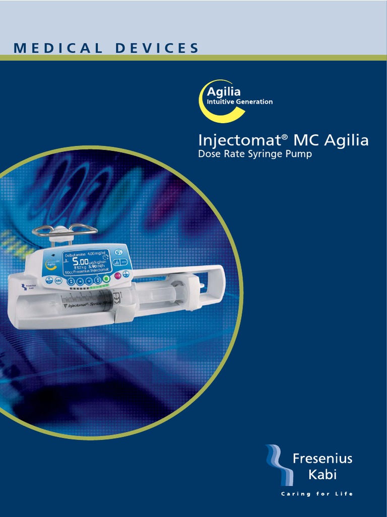 Injectomat Agilia | PDF | Battery (Electricity) | Intravenous Therapy