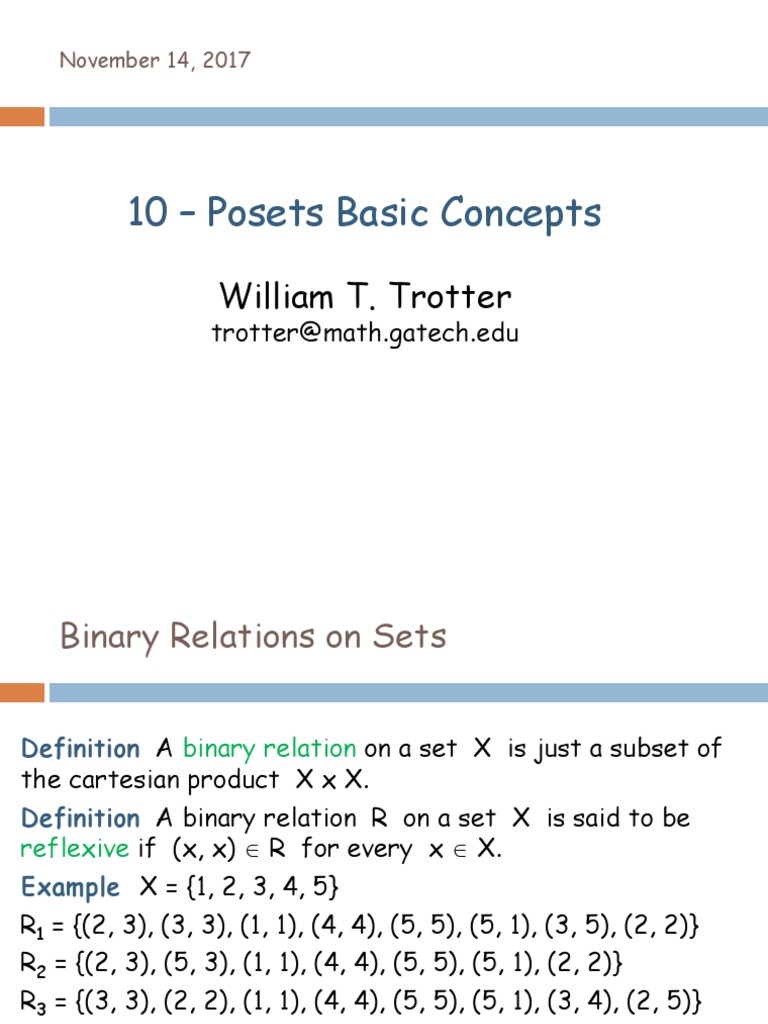 10 Posets Basic Concepts William T Trotter Pdf Graph Theory