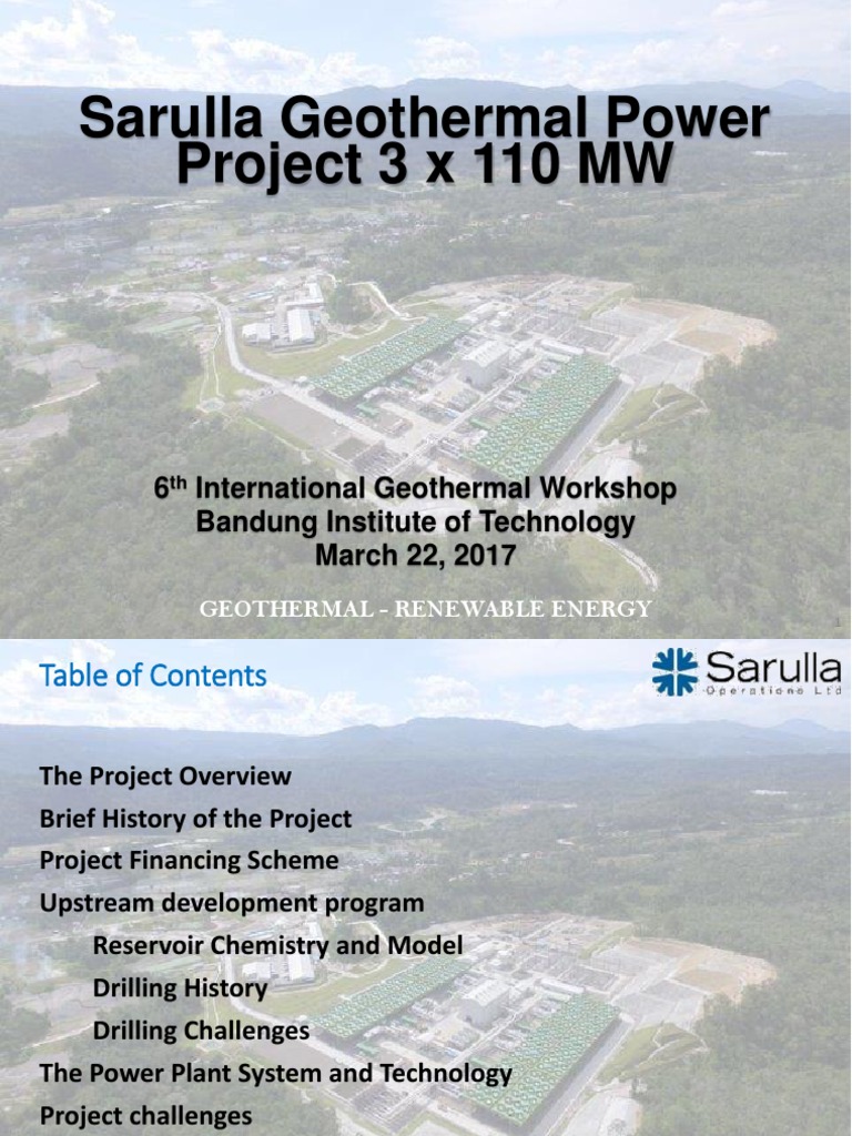 PLTP | PDF | Steam | Oil Well