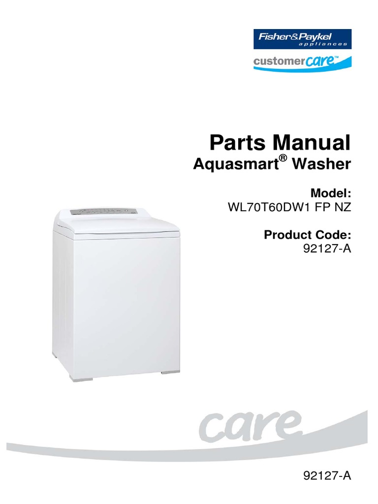 Fisher Paykel Washing Machine Parts Nz Cheapest Order | www ...