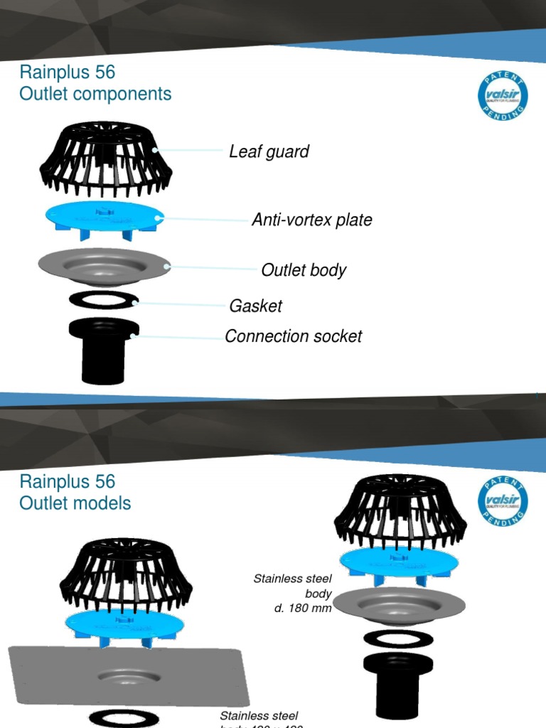 Rainplus Components | PDF | Building Materials | Mechanical Engineering