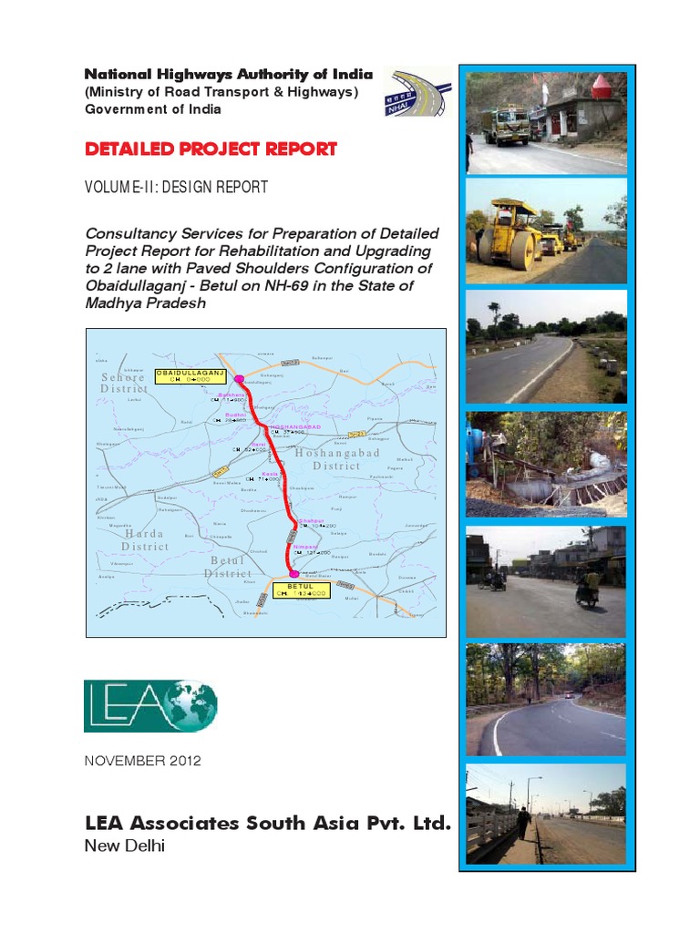 Detailed Project Report | PDF | Road Surface | Road