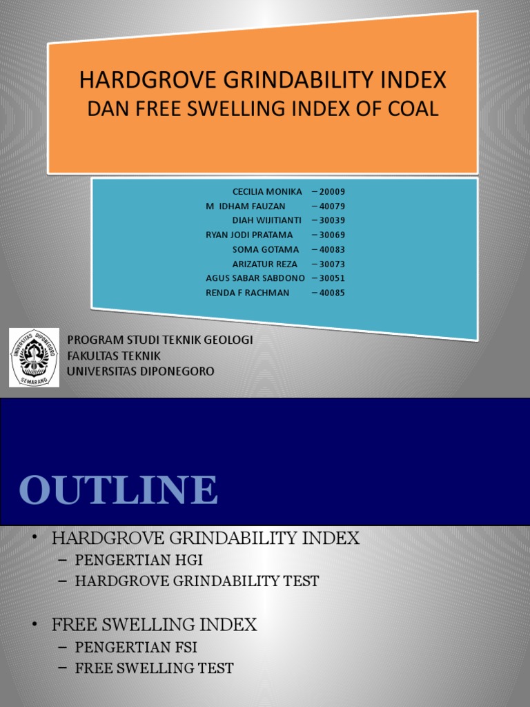 Hardgrove Grindability Index | PDF | Penggilingan | Batu Bara