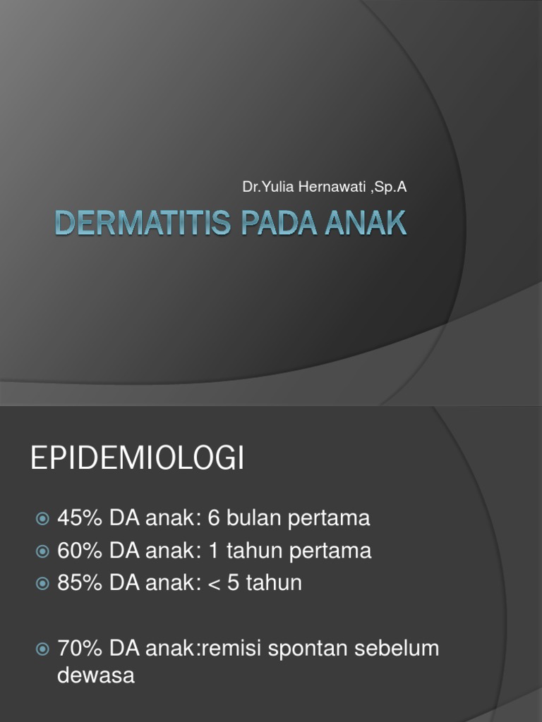 Dermatitis Pada Anak | PDF