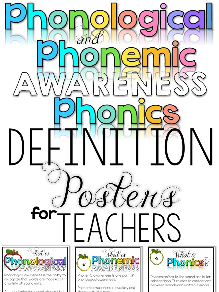 Free Reading Definition Posters For Teachers | PDF | Phonics | Oral ...