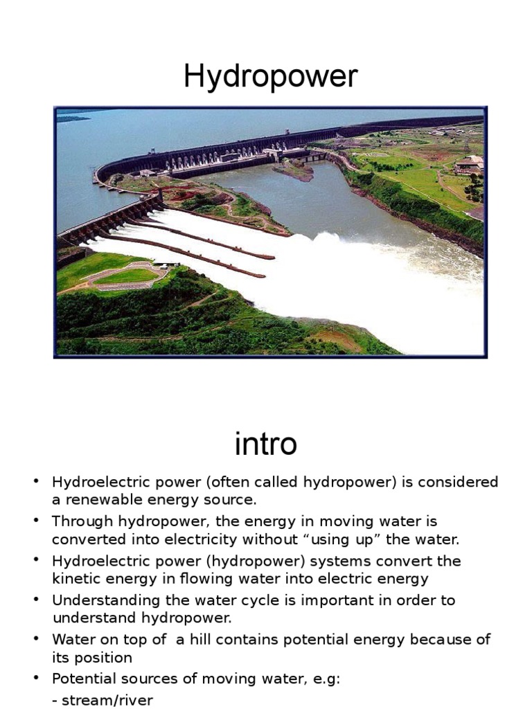 Understanding Hydropower Basics | PDF | Hydroelectricity | Reservoir
