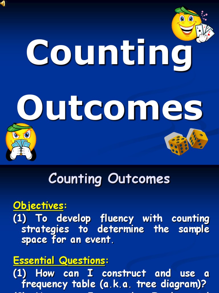 How to Count Outcomes Using Tree Diagrams and the Fundamental Counting ...
