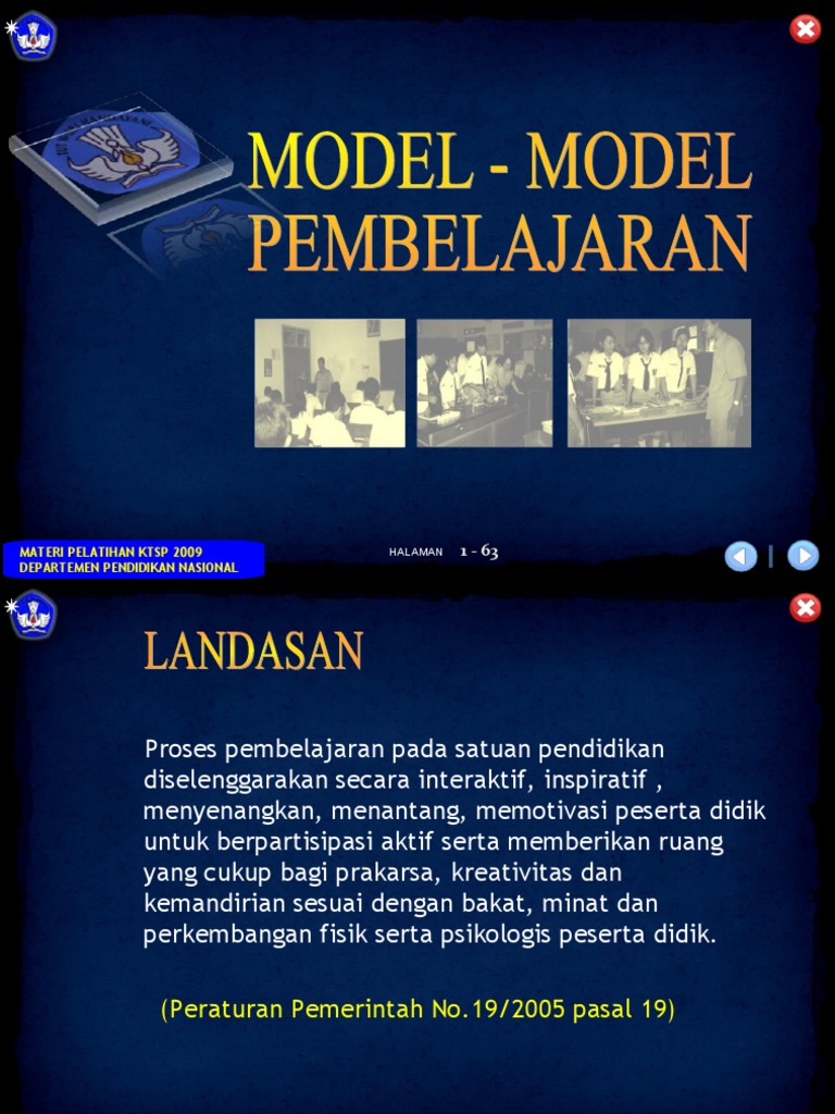 Model-Model Pembelajaran | PDF