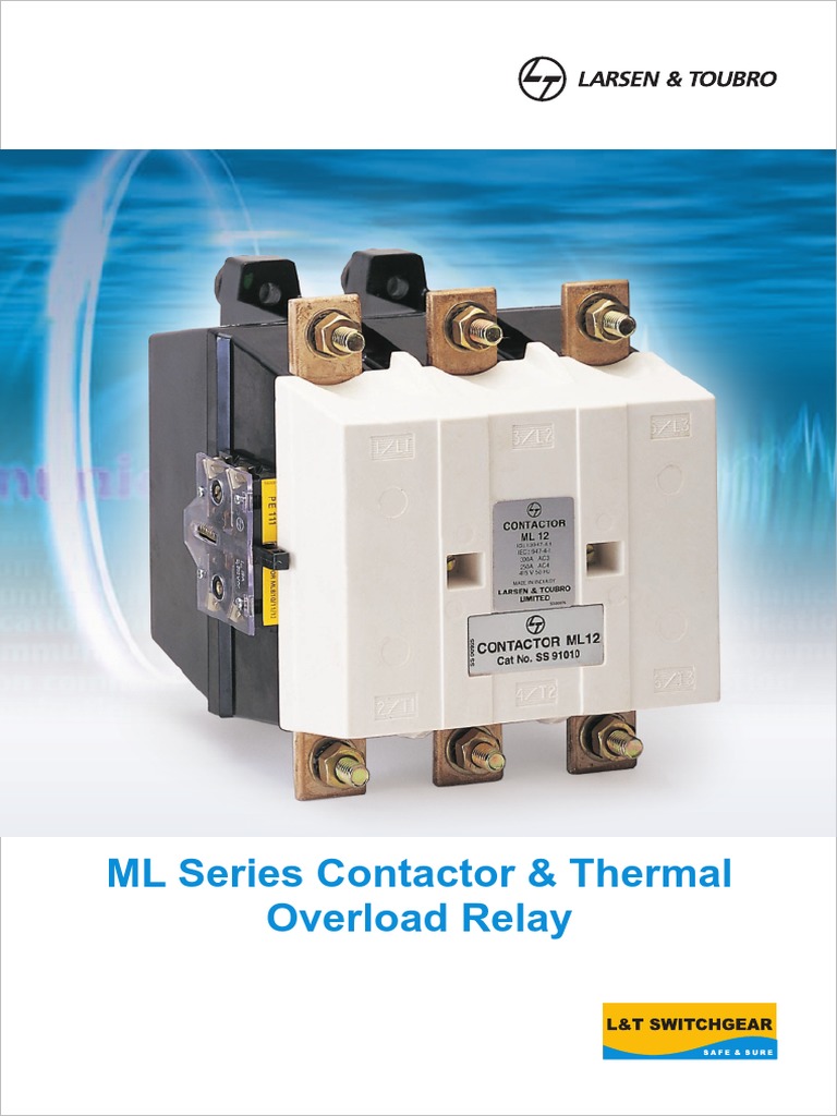 ML Series Overload Relay Contactor & Thermal | PDF | Electrical ...