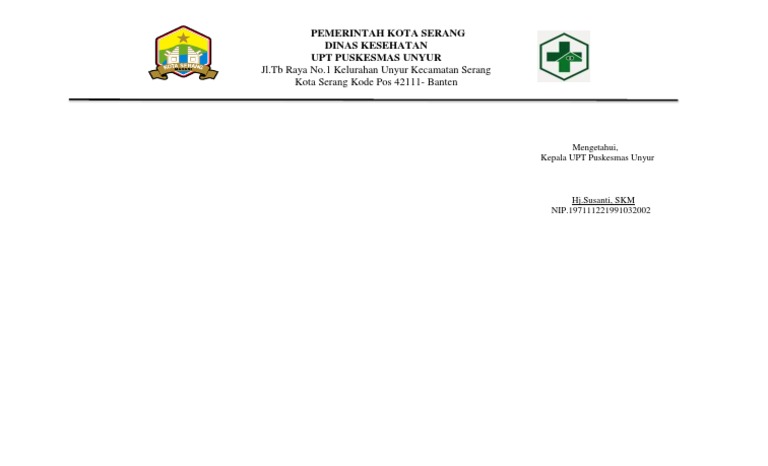 Contoh Cop Surat Lanscape | PDF