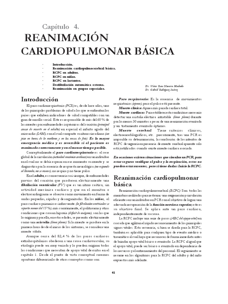 BLS RCP | PDF | Paro cardíaco | Reanimación cardiopulmonar