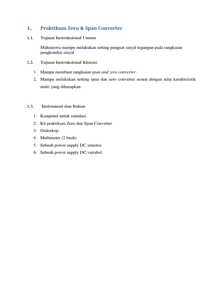 Zero and Span | PDF | Metode & Bahan Ajar
