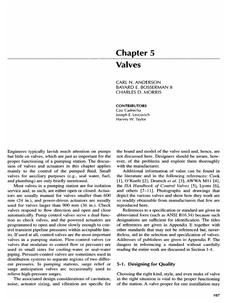 Valves | PDF | Valve | Pump