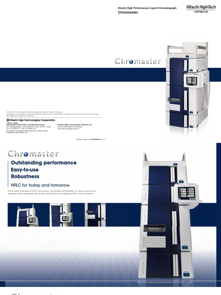 Brochure For Chem | PDF | High Performance Liquid Chromatography ...