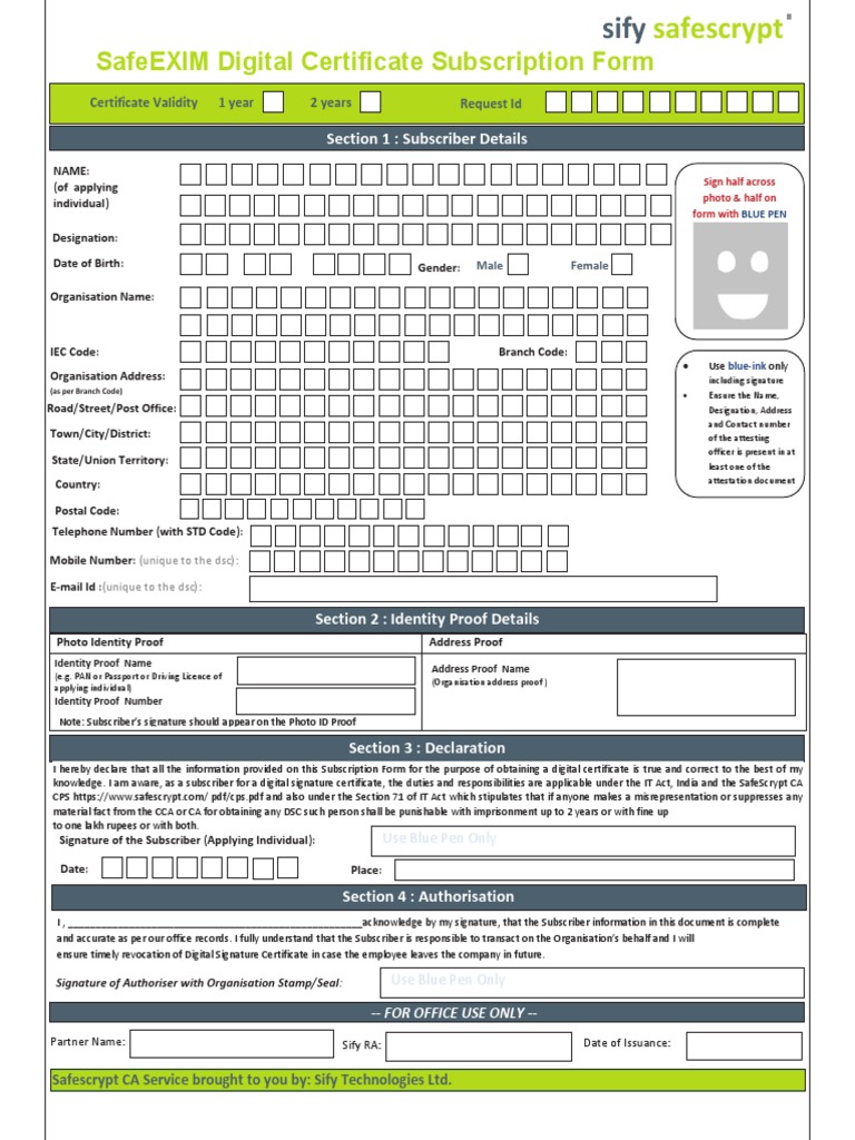 DGFT Form | Download Free PDF | Identity Document | Government And ...
