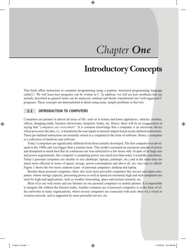 Chapter One: Introductory Concepts | PDF | Computer Data Storage | Operating System