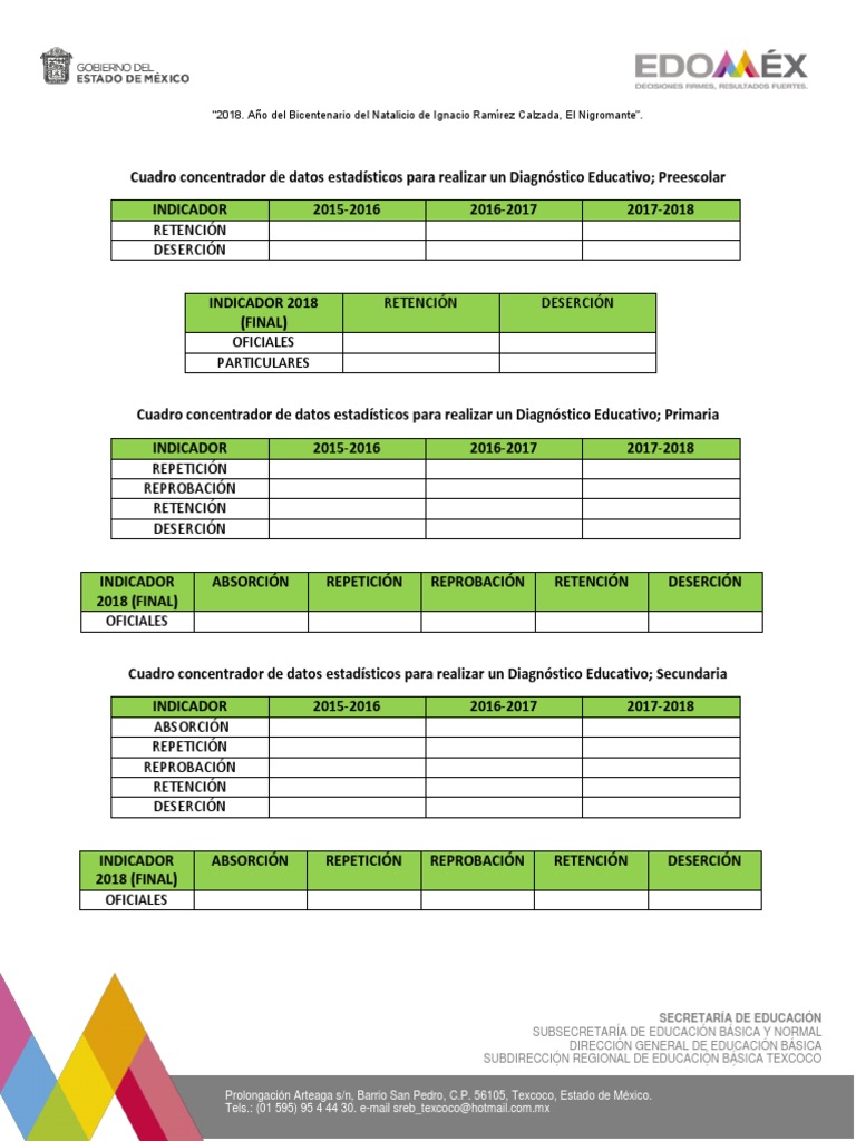 Cuadro Concentrador - Estadistico | PDF